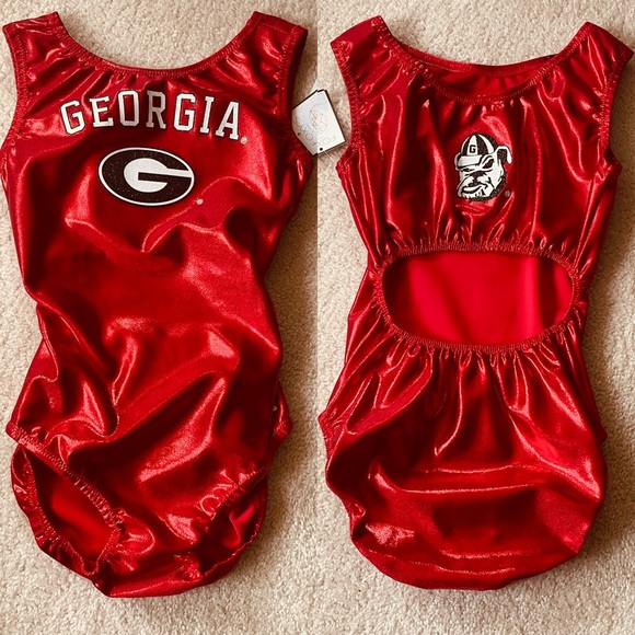 Foxy’s | Other | Nwt Foxys Georgia Bulldogs Uga Ncaa Red Gymnastics ...